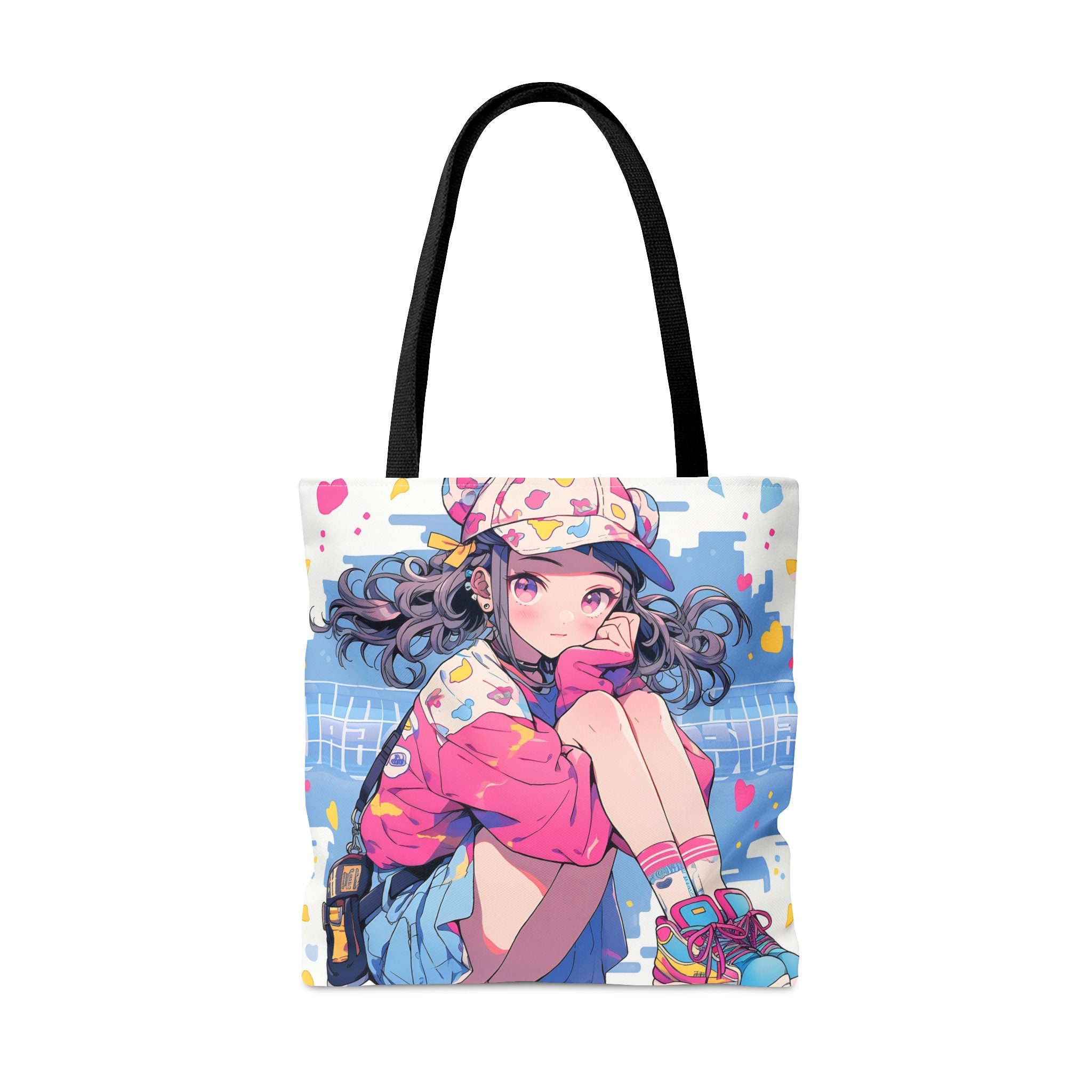 Retro Anime Tote Bag Stylish and Functional Ideal for Anime Lovers - Etsy