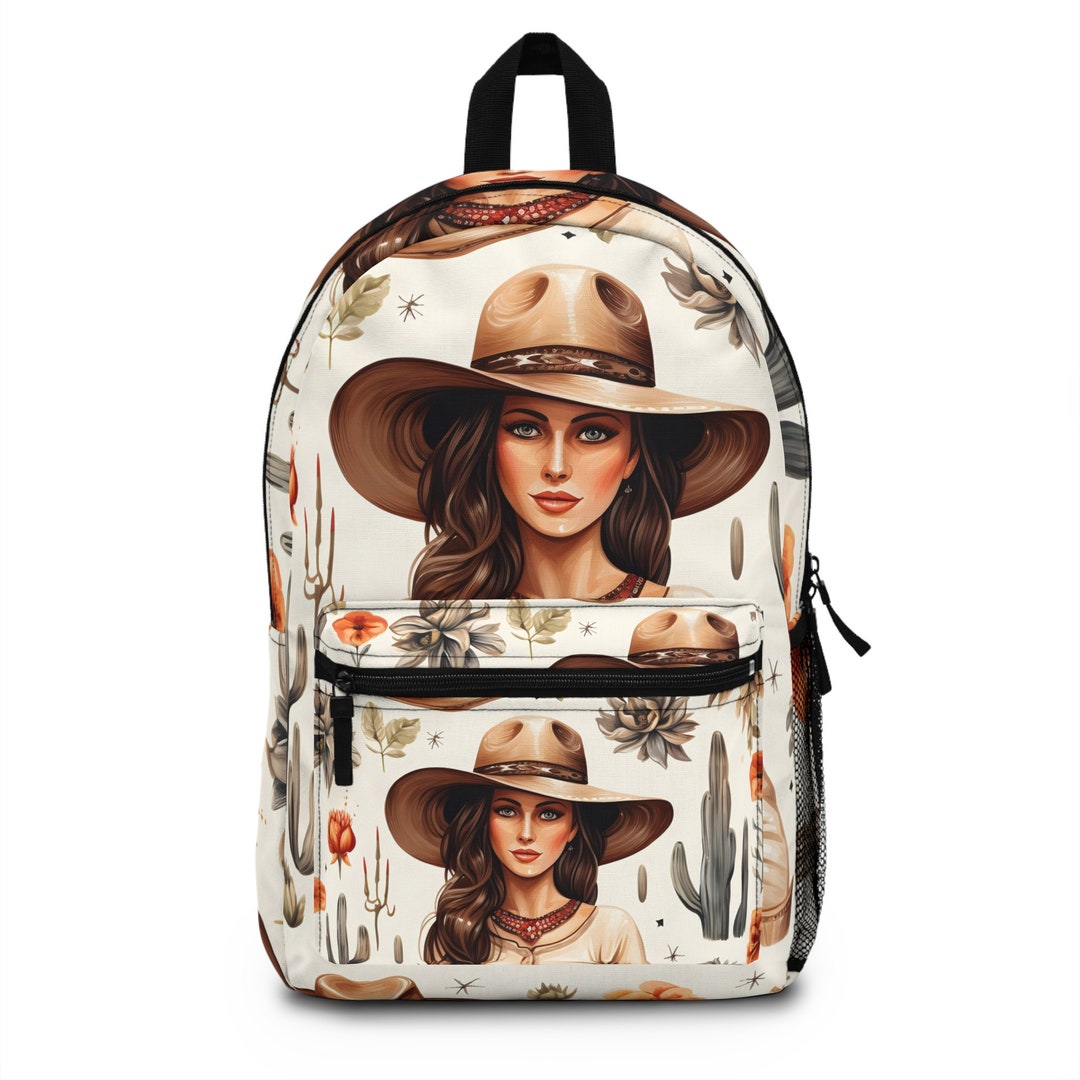 Western Cowgirl Cottagecore Backpack Back to School Style - Etsy