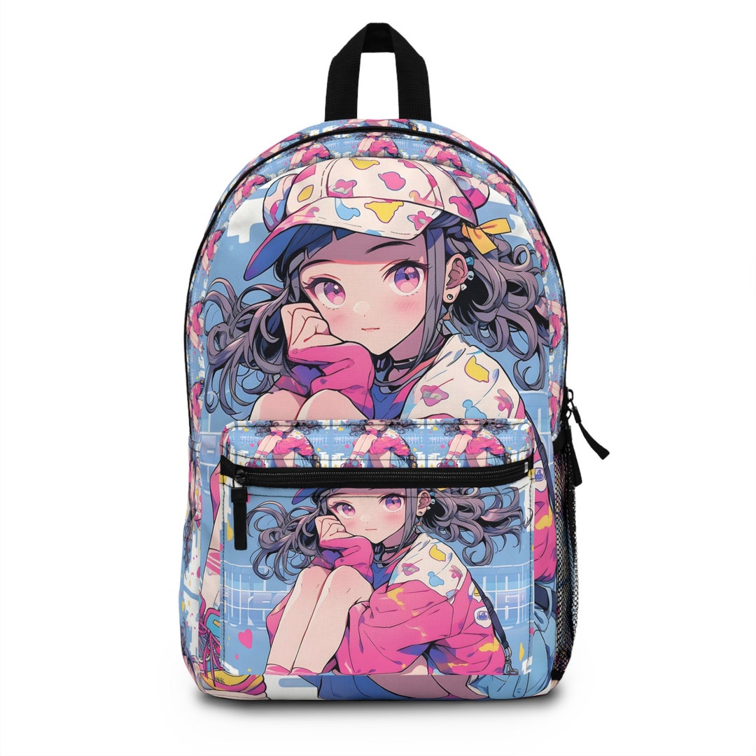 Cute Kawaii Anime Girl Backpack - Perfect Gift for Anime Fans - Etsy