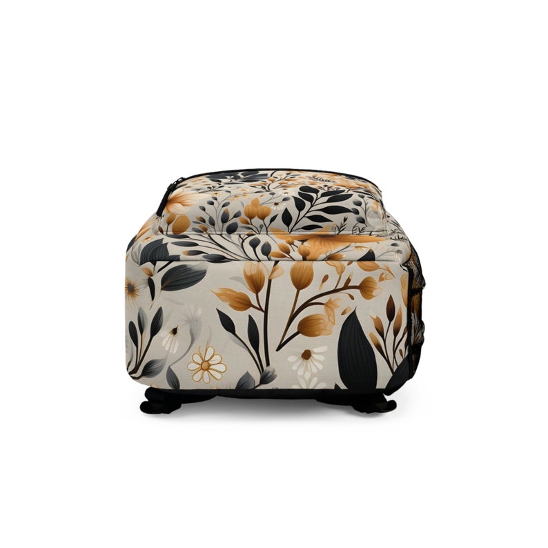 Boho Floral Backpack: Nature Pattern, Stylish Travel Bag - Etsy