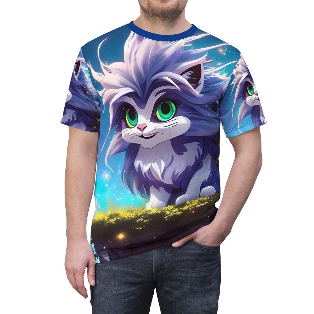 Anime Cool Cat Shirt - Unique Anime T-shirt for Him or Her, Perfect ...
