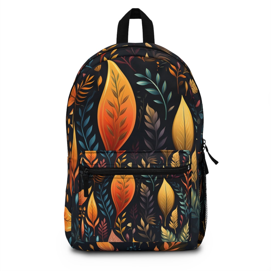 Nature Lover's Dream Backpack - Boho Style With Beautiful Print - Etsy