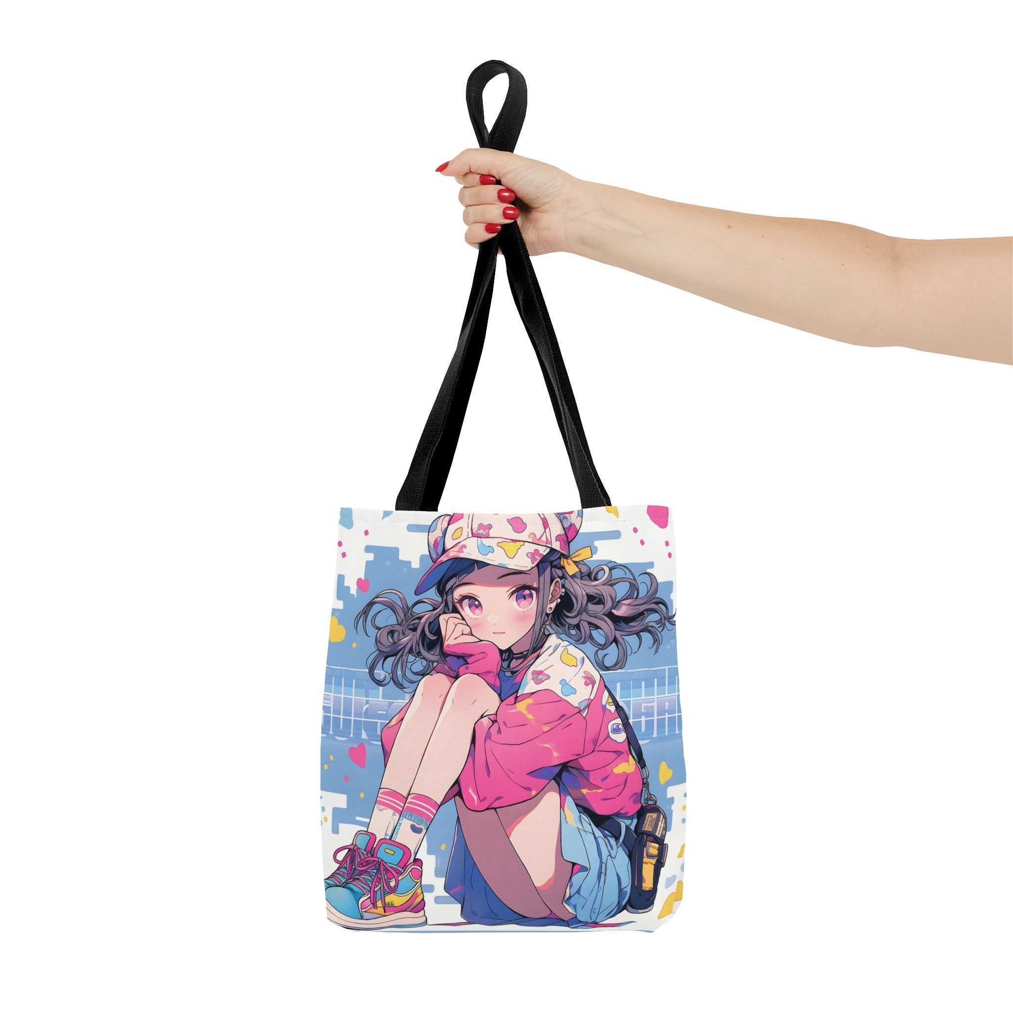 Retro Anime Tote Bag Stylish and Functional Ideal for Anime Lovers - Etsy