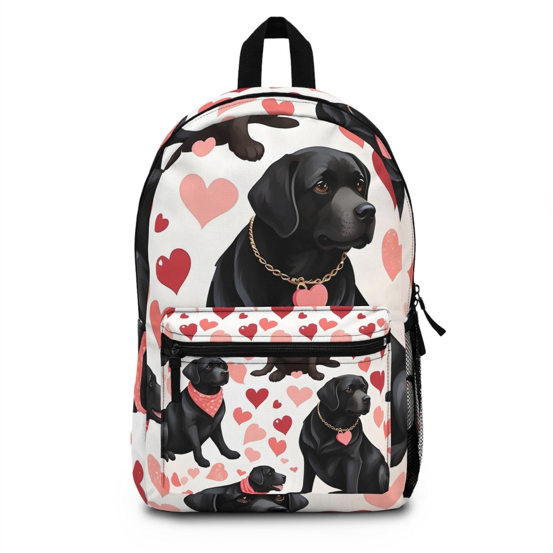 Black Labrador Retriever Backpack: Must-have Bag for Dog Lovers - Etsy