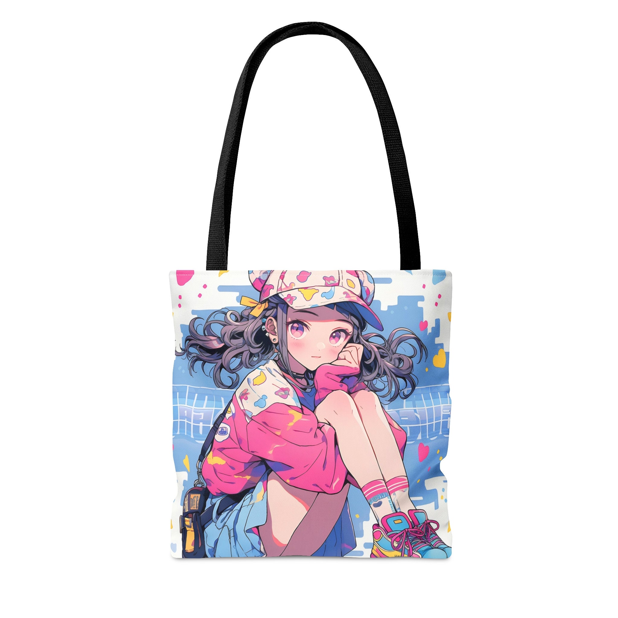 Retro Anime Tote Bag Stylish and Functional Ideal for Anime Lovers - Etsy