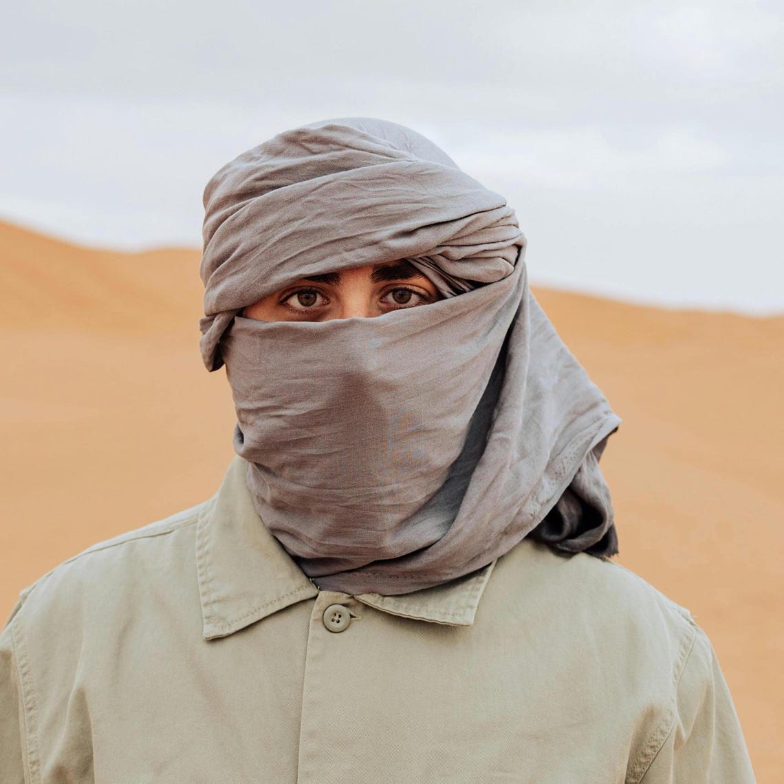 Moroccan Scarf-nomadic Head Wrap-tuareg Style Wrap-lightweight Desert ...
