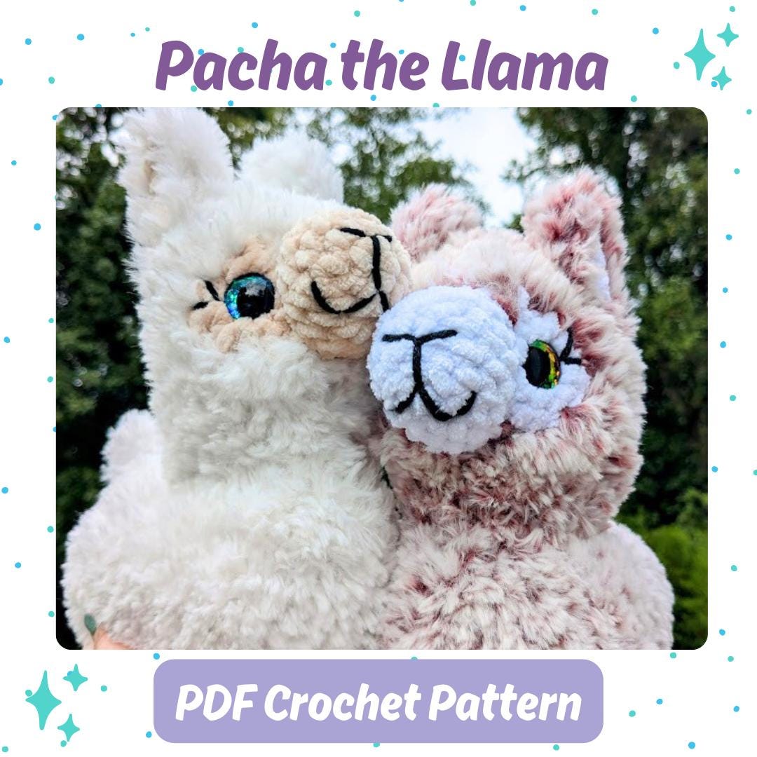Pacha the Llama Crochet Pattern Digital PDF Pattern, Alpaca, Animal ...