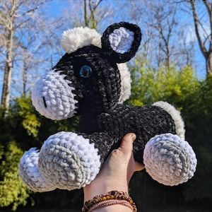 Poppy the Pony - Digital PDF Crochet Pattern - Horse, Laying Down ...