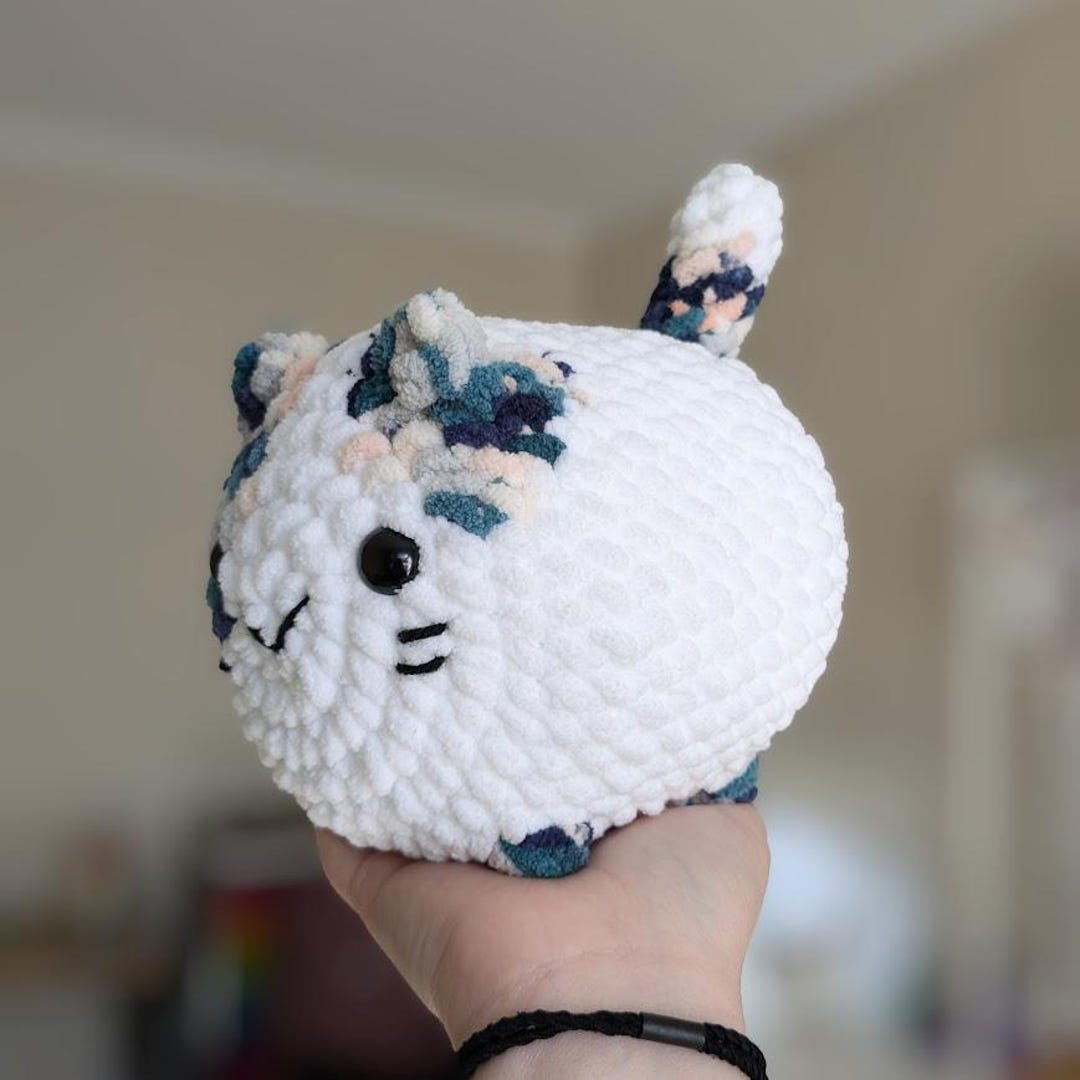 Crochet Loaf Cat Plushie: Handmade Stuffed Animal - Etsy