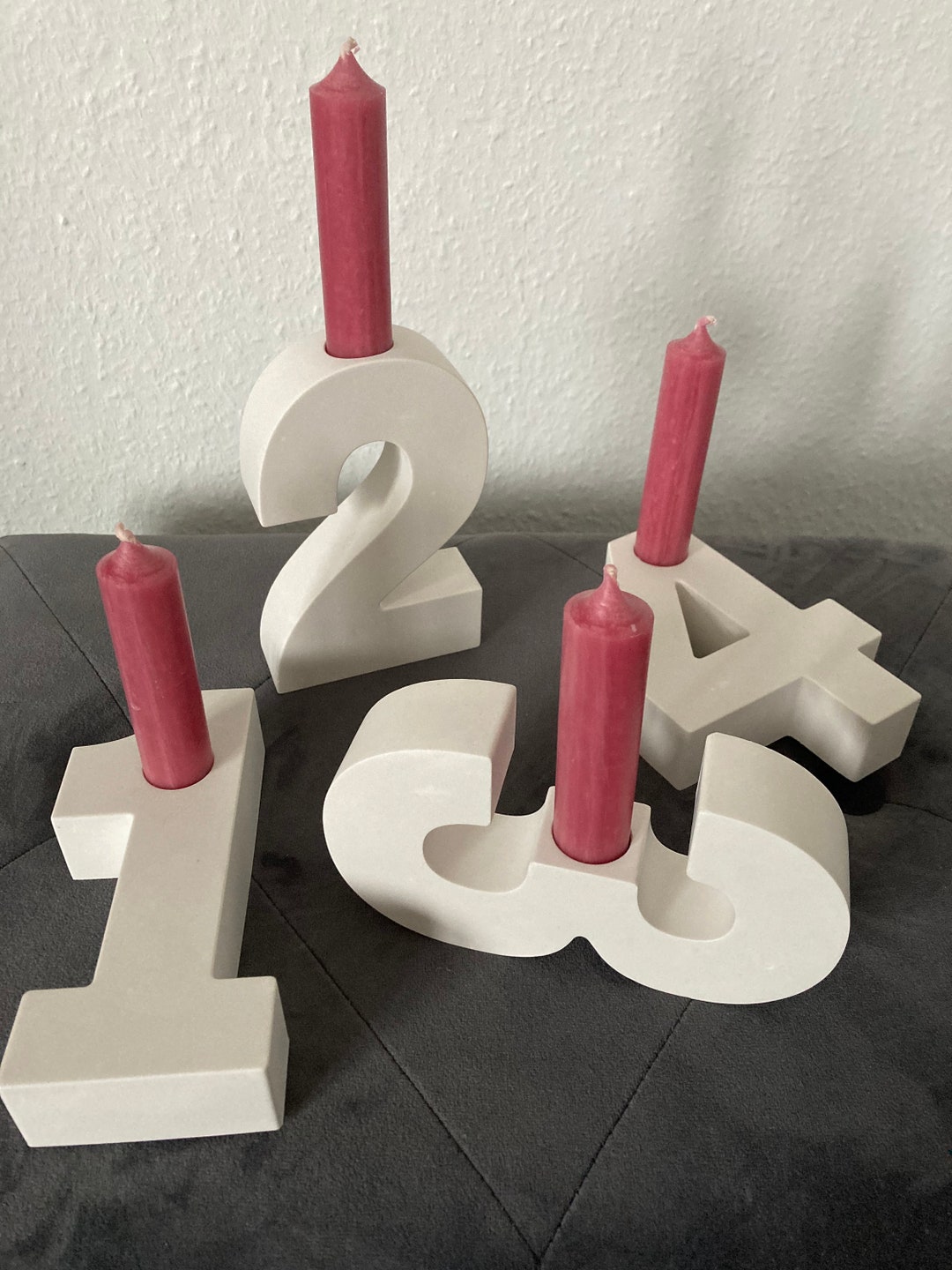 Advent Advent Numbers Advent Wreath Christmas Candle Holder Birthday ...