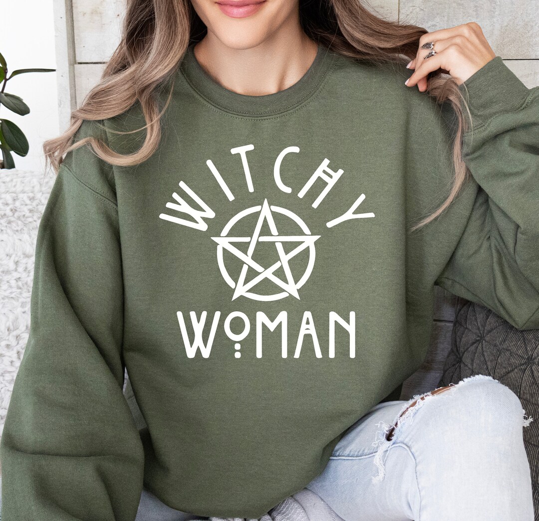 Witchy Woman Sweatshirt, Witch Sweater, Mystical Shirt, Witchy Gift ...