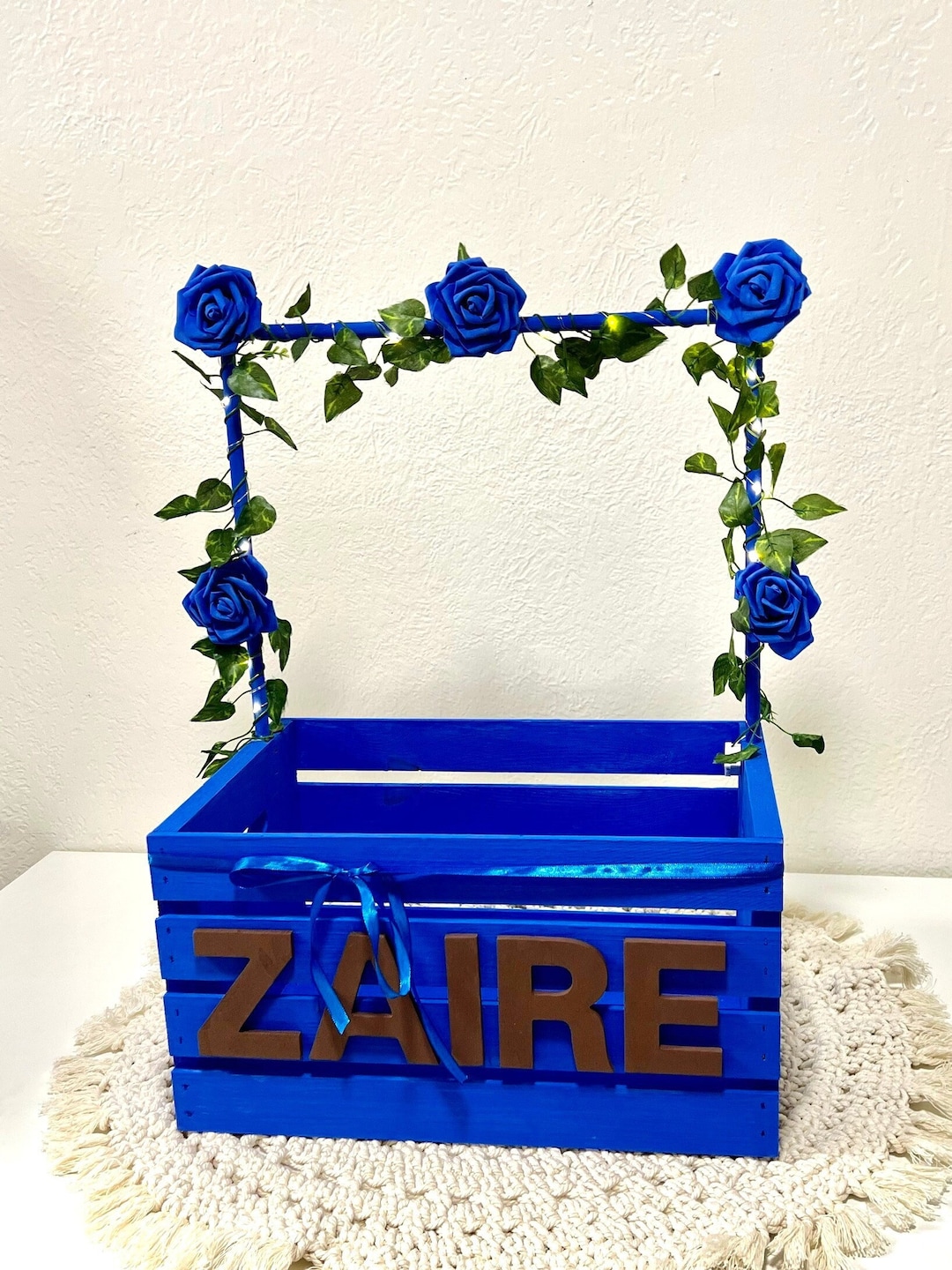 Newborn Baby Gift Wooden Crate Box , Baby Closet , Toy Box, Custom Gift ...