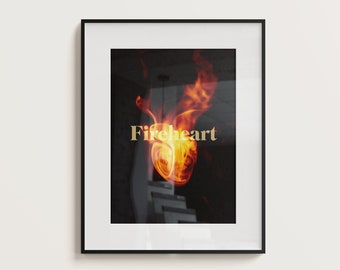 Tog-fireheart-print-digital Download-throne of Glass-fantasy Book ...