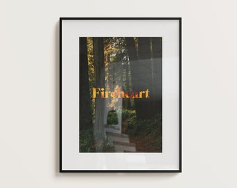 Throne of Glass Fireheart Inspired Digital Print - Etsy