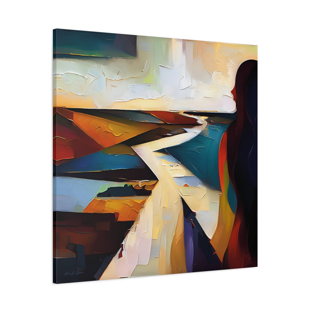 Unique Wall Art Print on Canvas Streams of Self 5 Nature - Etsy