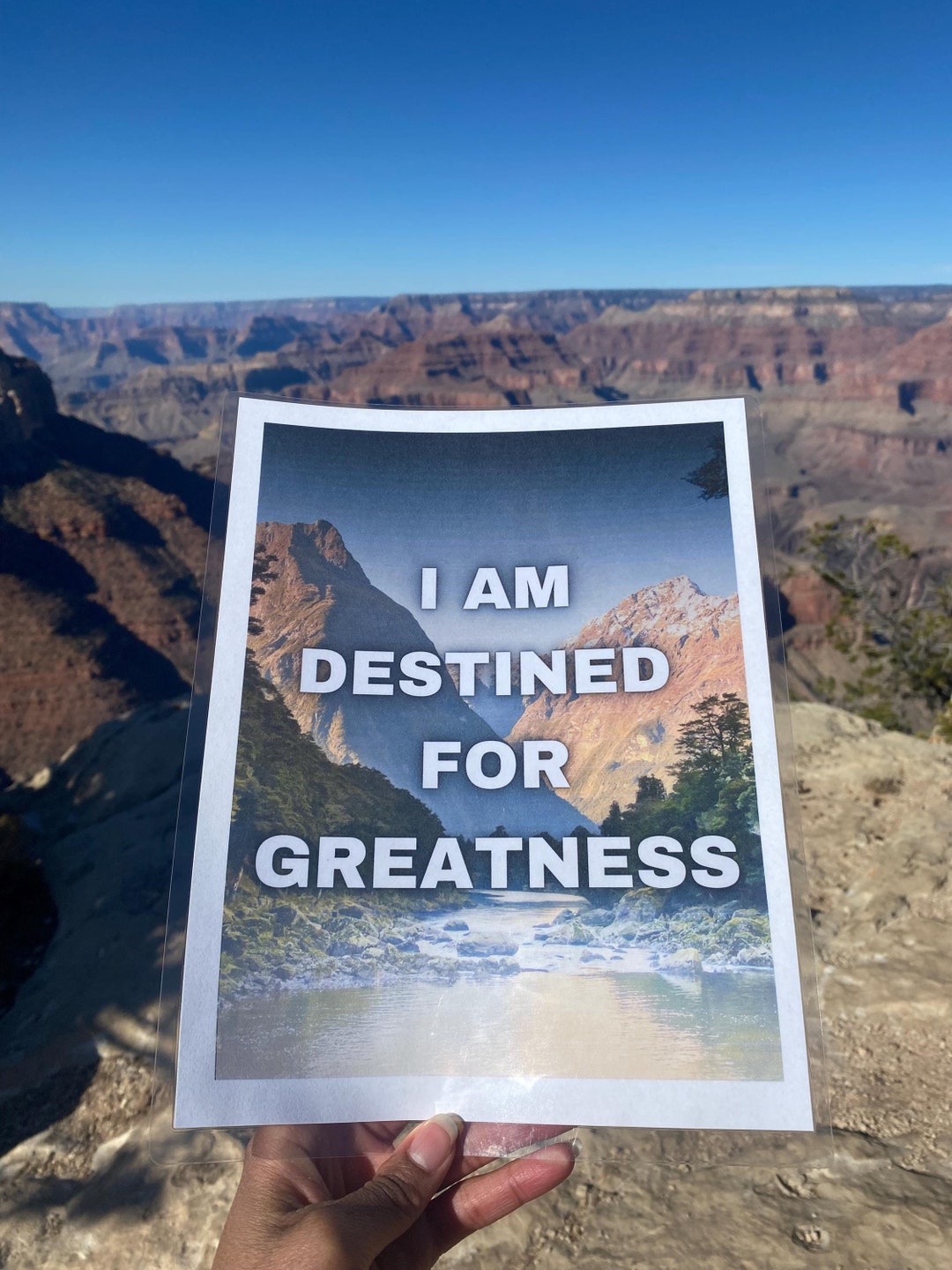 I Am Destined for Greatness Print - Etsy