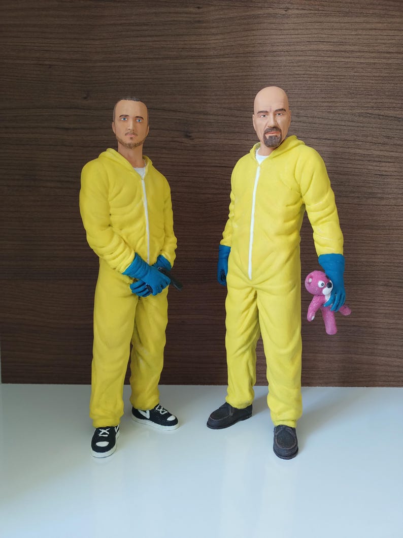 Breaking Bad 3D Printed Figures Walter White, Jesse Pinkman Action ...