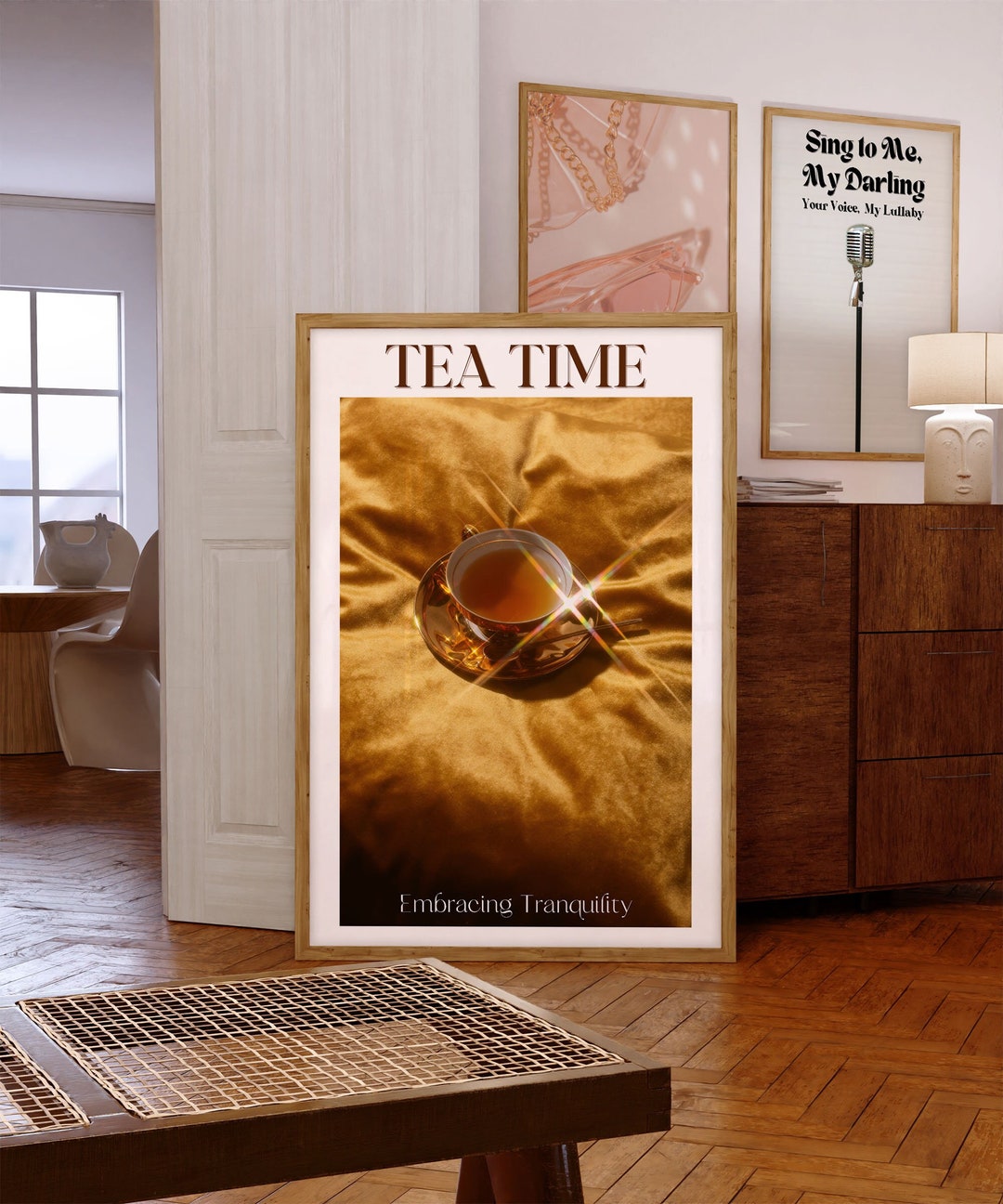 Tea Poster, Teatime, Retro Fashion Posters, Coquette Room Decor, Retro ...
