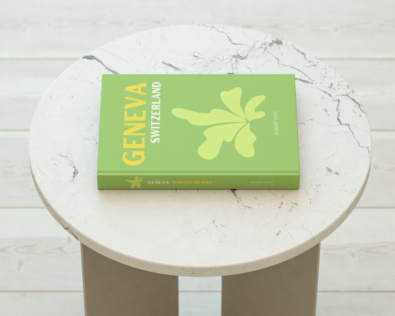 Geneva Travel Print Photo Book Template Customizable Coffee Book Table ...