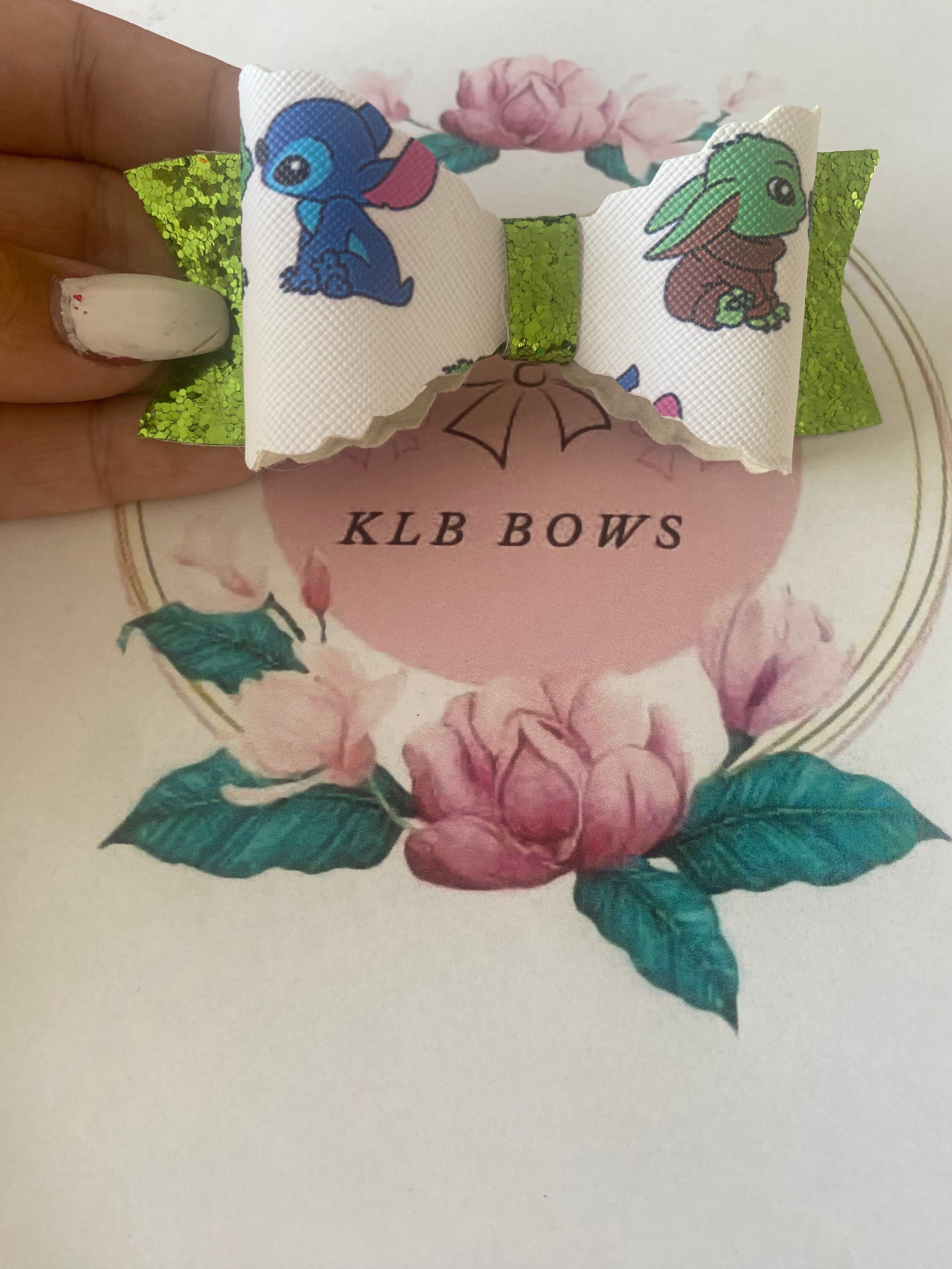 Lazos de Stitch y Baby Yoda - Etsy España