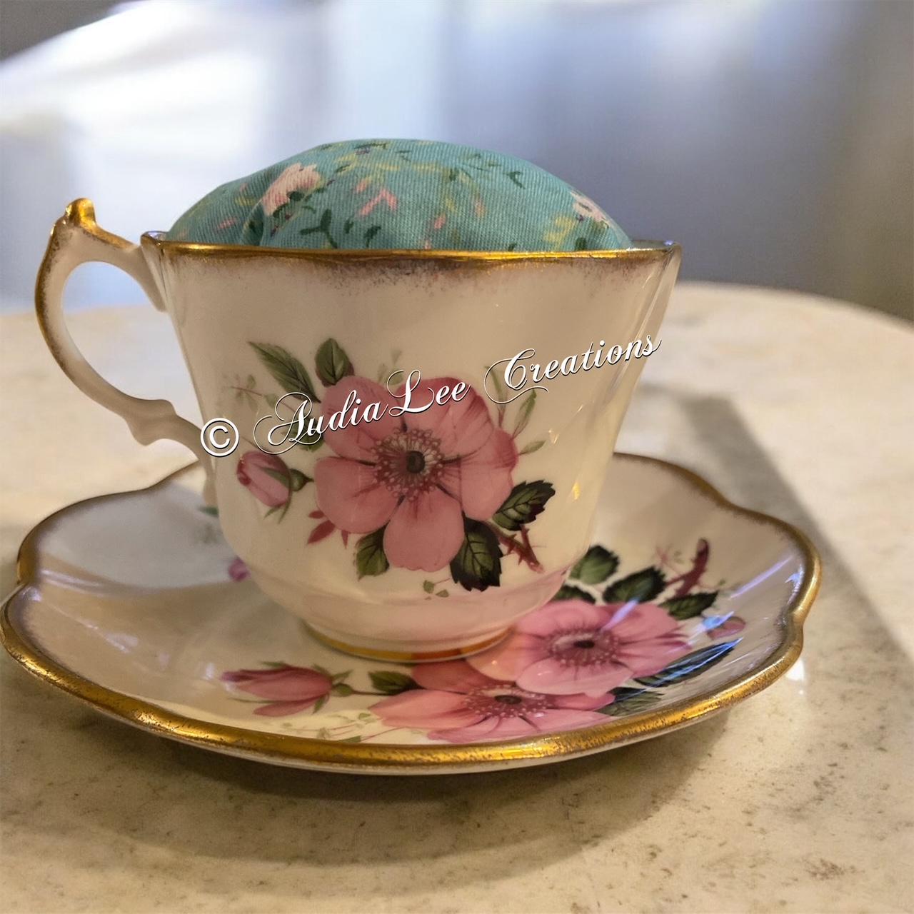 Teacup Pin Cushions - Etsy