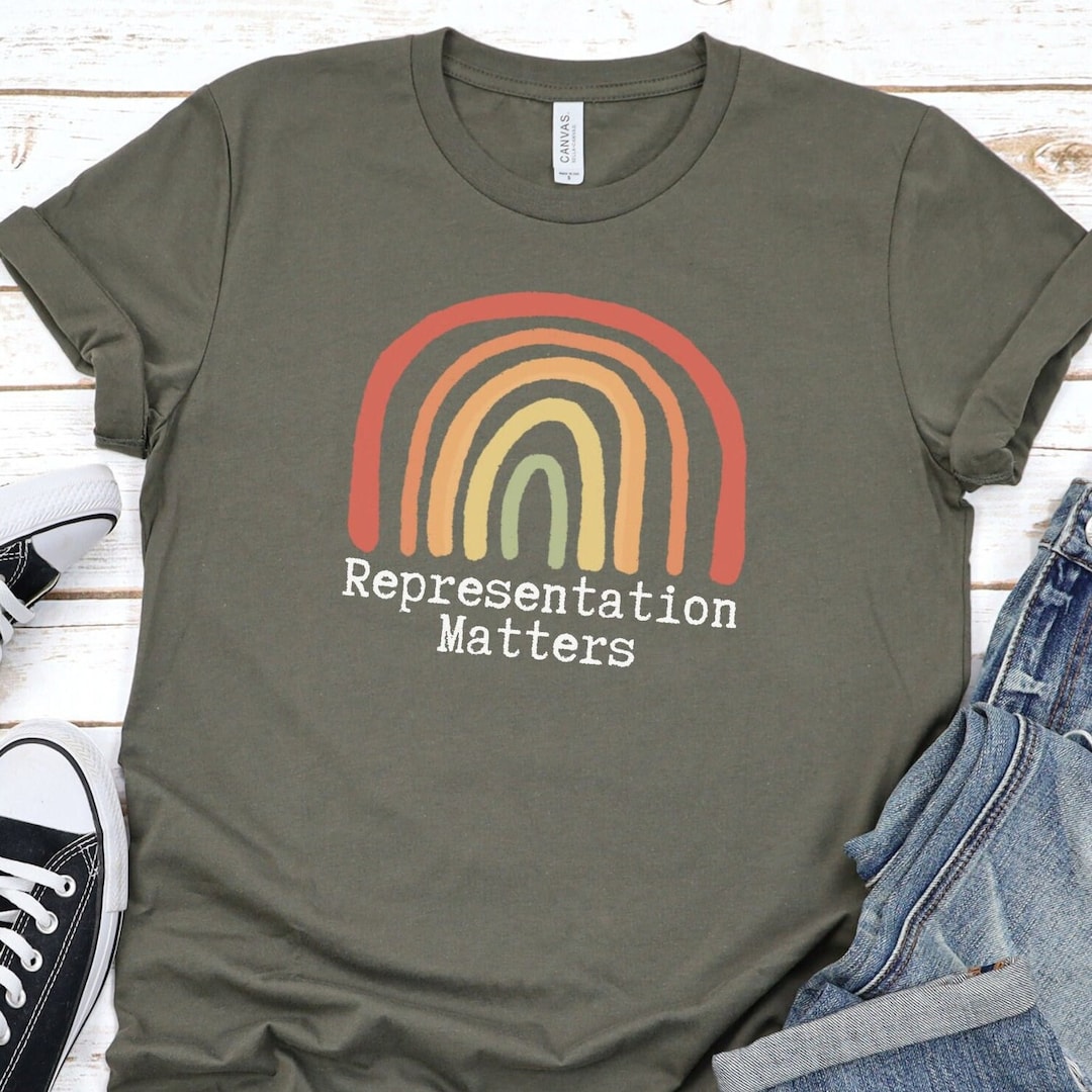 Rainbow LGBTQ Pride T-shirt, Representation for Diversity & Disability ...