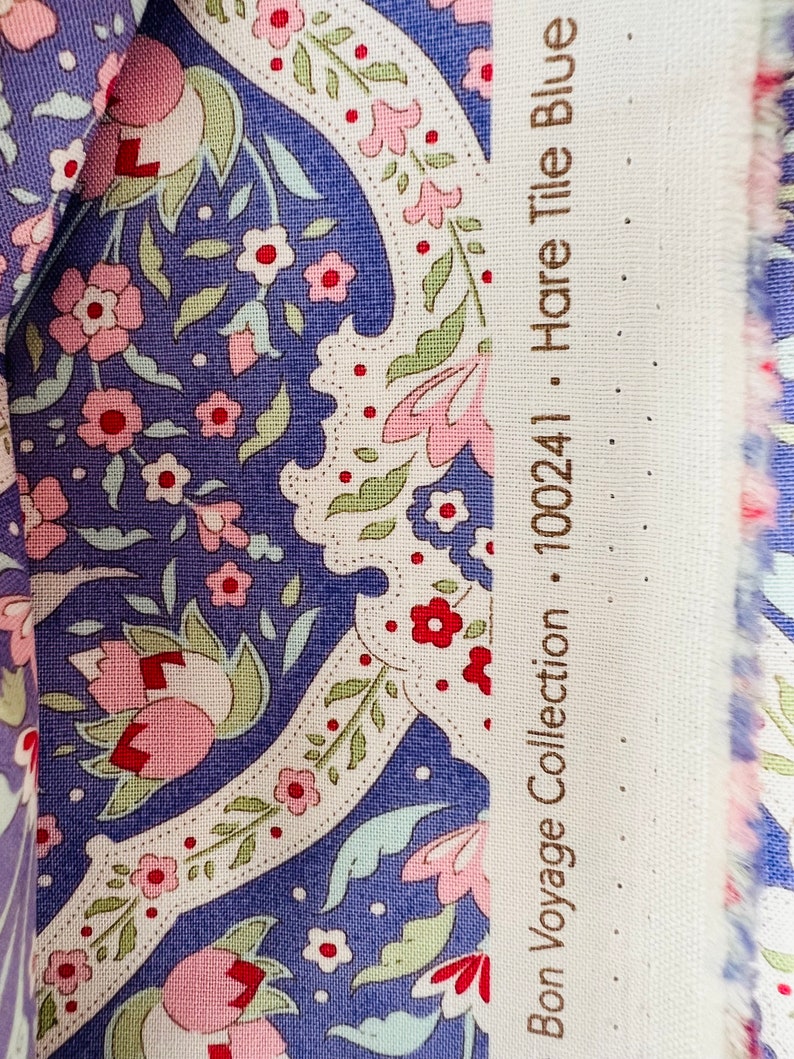 Rare, Out of Print, Tilda Quilt Collection, Bon Voyage Collection, Hare ...