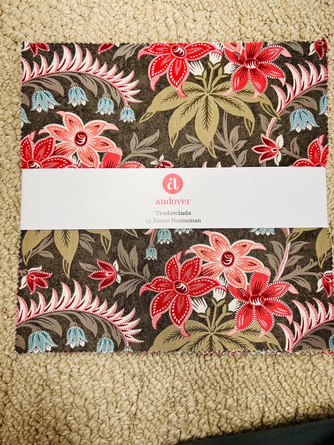 Tradewinds by Renee Nanneman, for Andover Fabrics 10 X 10 Layer Cake ...