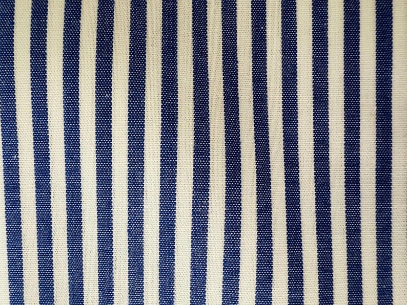 Blue and White Stripe Fabric by Fabric Finders, Florence Alabama 60 ...