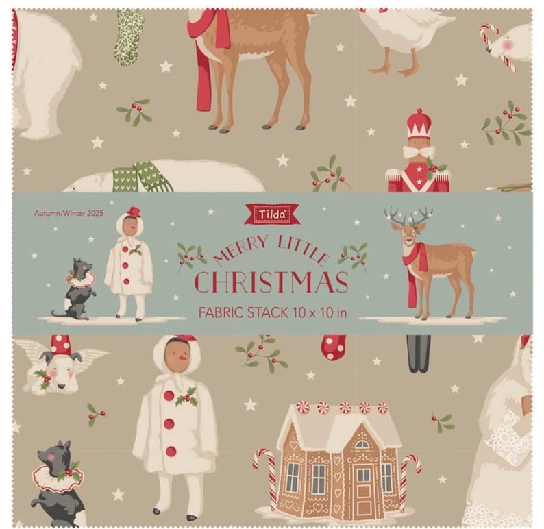 Rare, Hard to Find, Tilda Merry Little Christmas 10 Inch Stacker, Layer ...