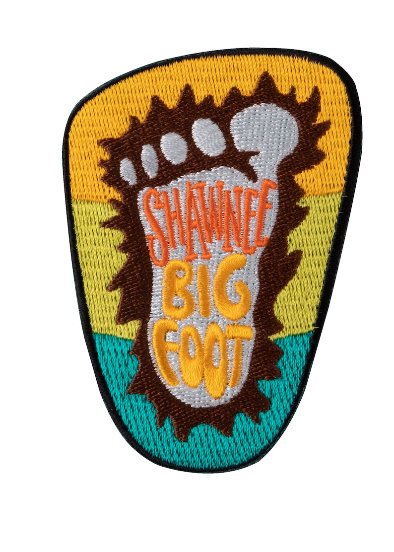 Shawnee Bigfoot Foot Patch - Etsy