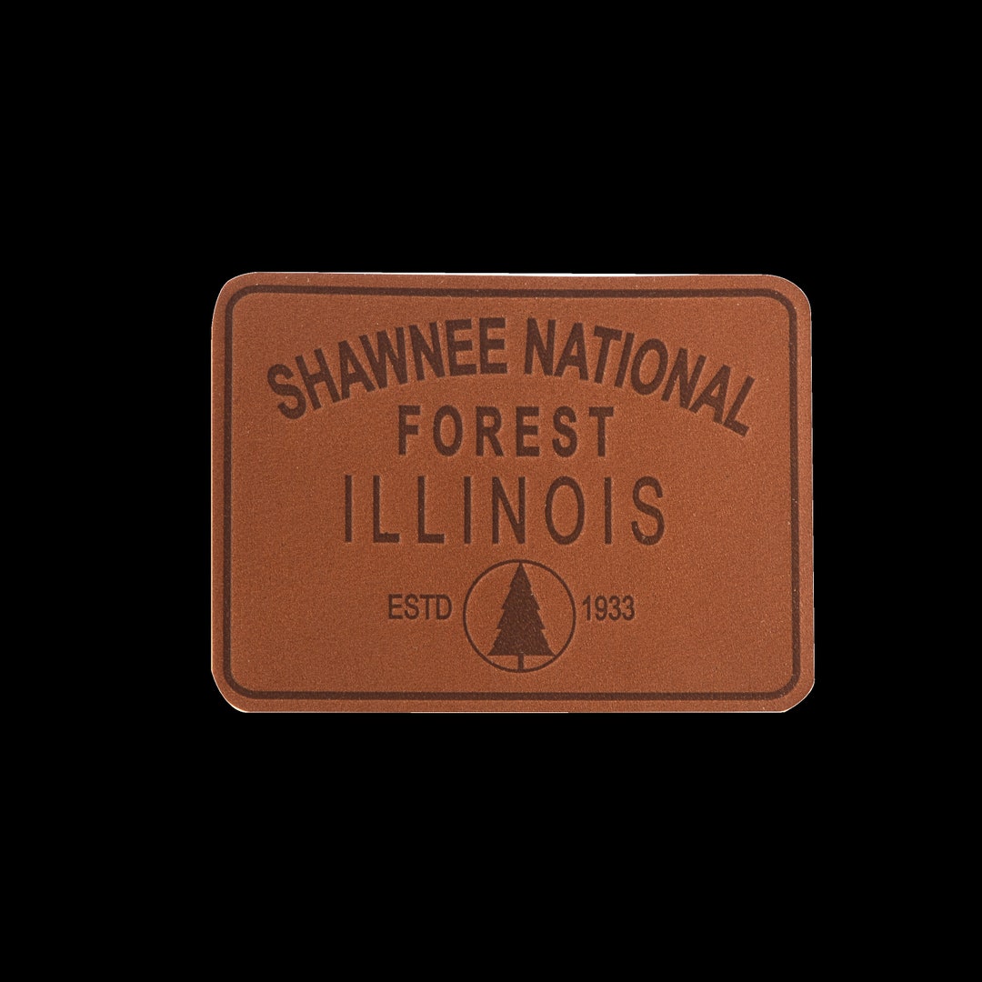 Shawnee National Forest Leather Patch - Etsy