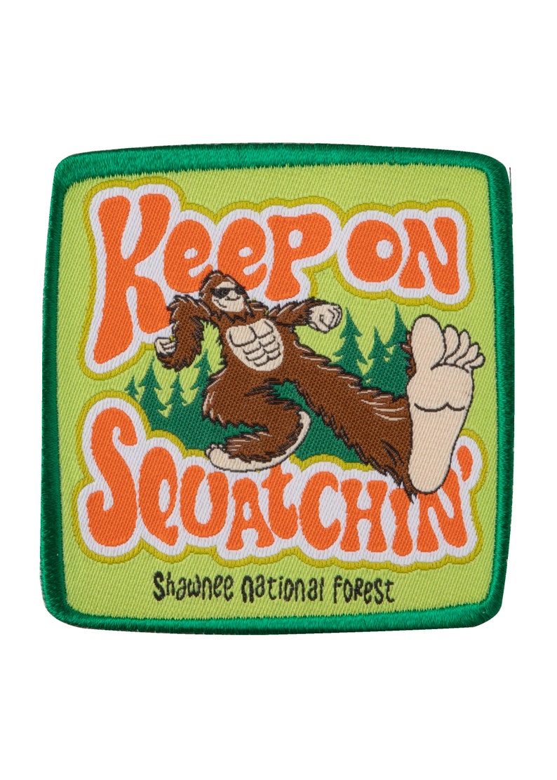 Keep on Squatchin' Patch - Etsy