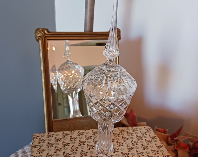 Vintage Lenox Crystal Christmas Tree Topper - Etsy