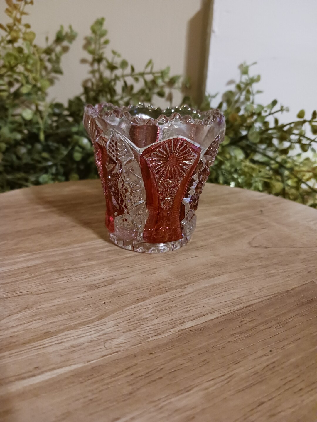 Imperial Glass Ruby Red Toothpick Holder - Etsy