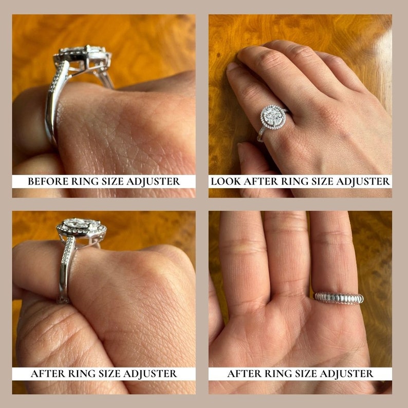 Silicone Ring Size Adjuster for Loose Rings Pack of 4. 2 Sizes. for ...