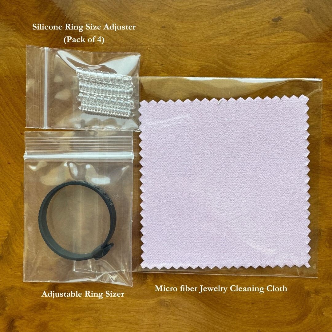 Silicone Ring Size Adjuster for Loose Rings - Pack of 4, Adjustable ...