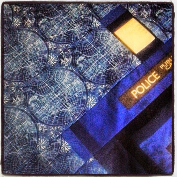 Tardis Quilt - Etsy