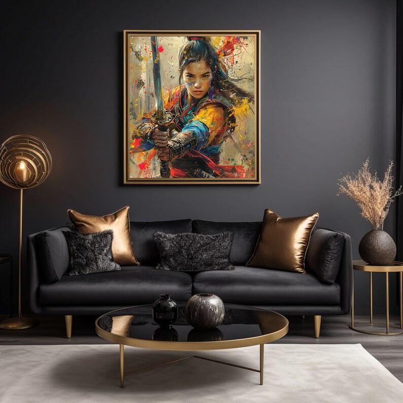 Aiko - Samurai Girl, Samurai Warrior Woman With Katana Sword, Japanese ...