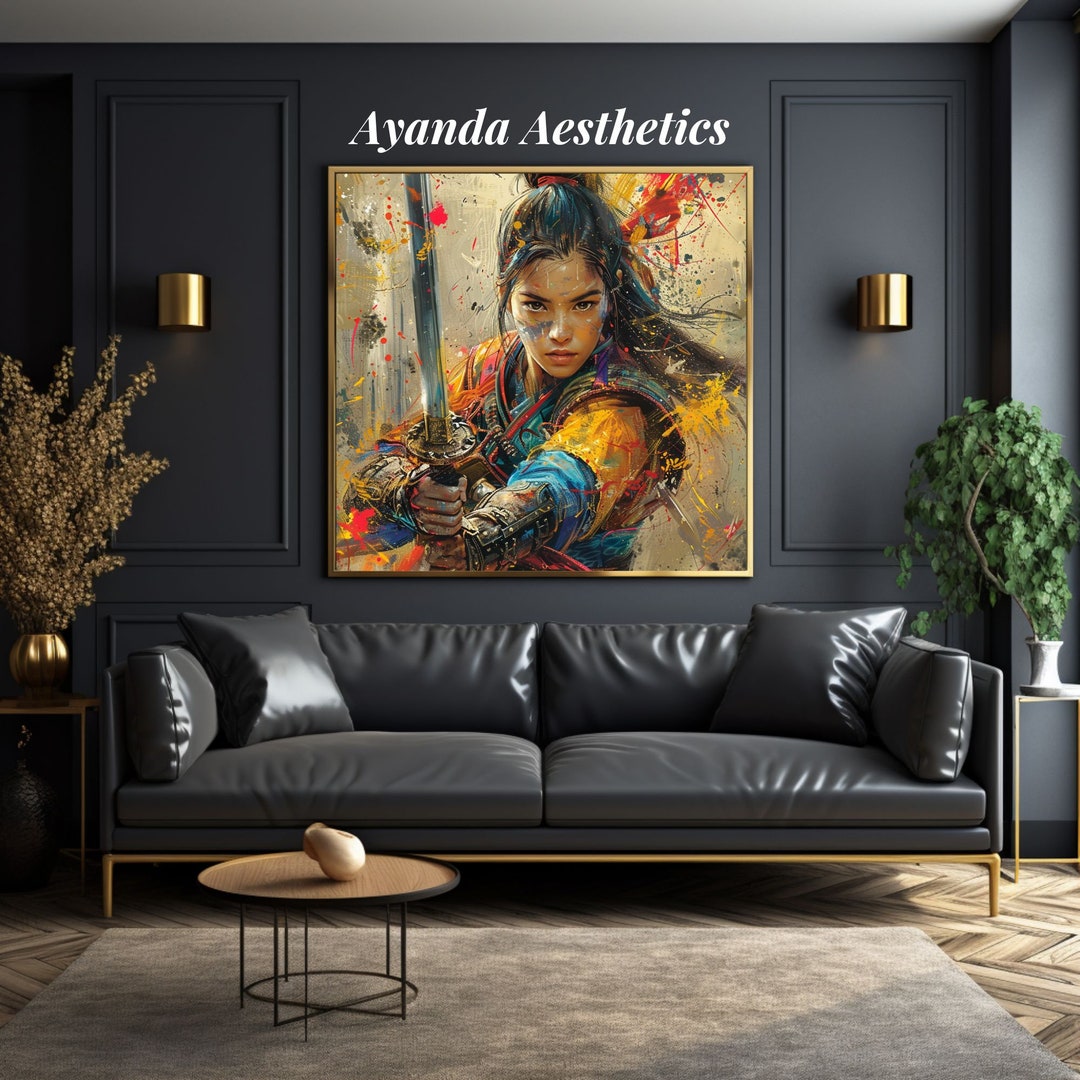 Aiko - Samurai Girl, Samurai Warrior Woman With Katana Sword, Japanese ...