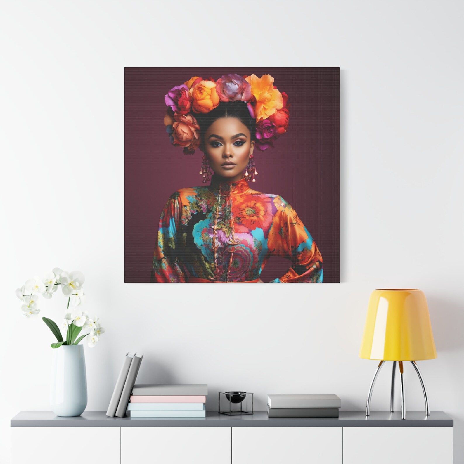 Baraka - Black Art - Black Woman Art - Black Girl Art - Black Woman ...