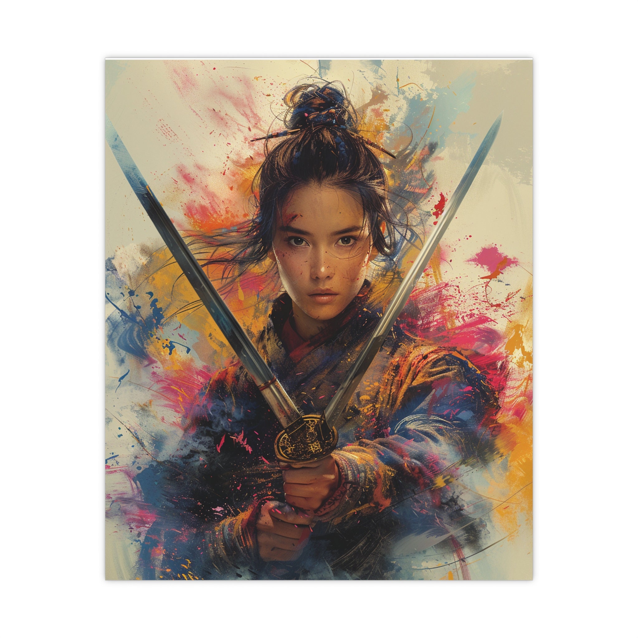 Kaba - Samurai Girl, Samurai Warrior Woman With Katana Sword, Japanese ...