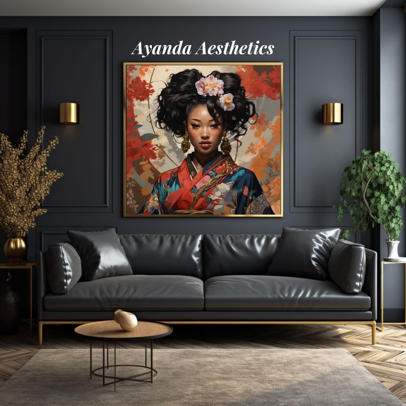 Ayo - Black Art - Black Woman Art - Black Girl Art - Black Woman Print ...