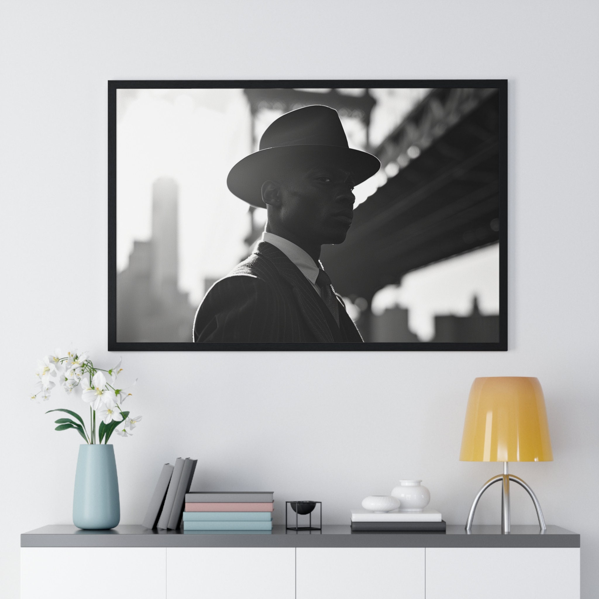 Joey - Elegant Black Man in Sharp Suit and Hat, New York Scene Bridge ...