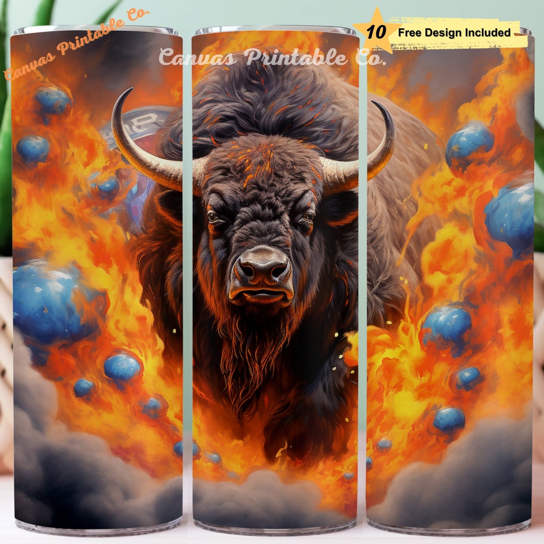 3D Highland Cow Tumbler Wrap Sublimation 20oz Skinny Straight Tumble 3D ...