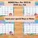 Mermaid Printable Calendars 2024 Editable Sea Mermaid Calendars 2024 ...