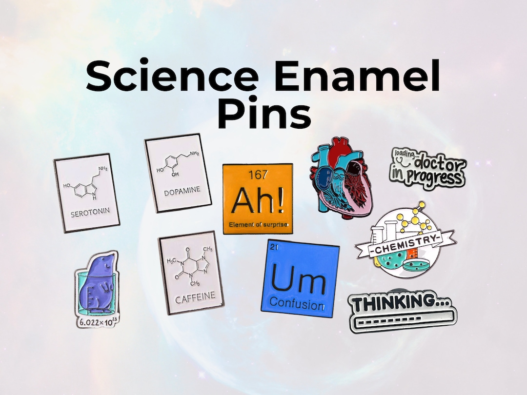 Science Enamel Pins High Quality LIMITED STOCK - Etsy UK