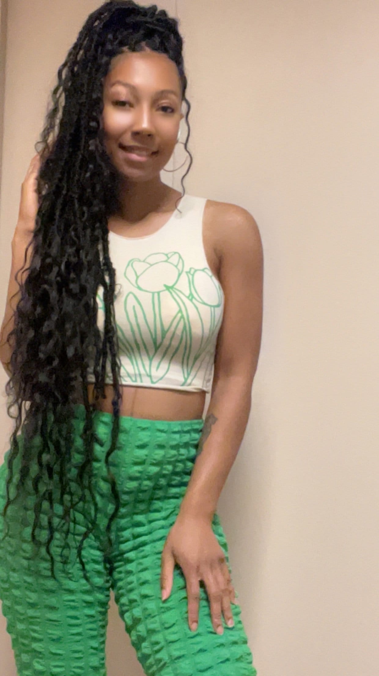 Custom Waterfall Bonet Messy Curly Locs - Etsy