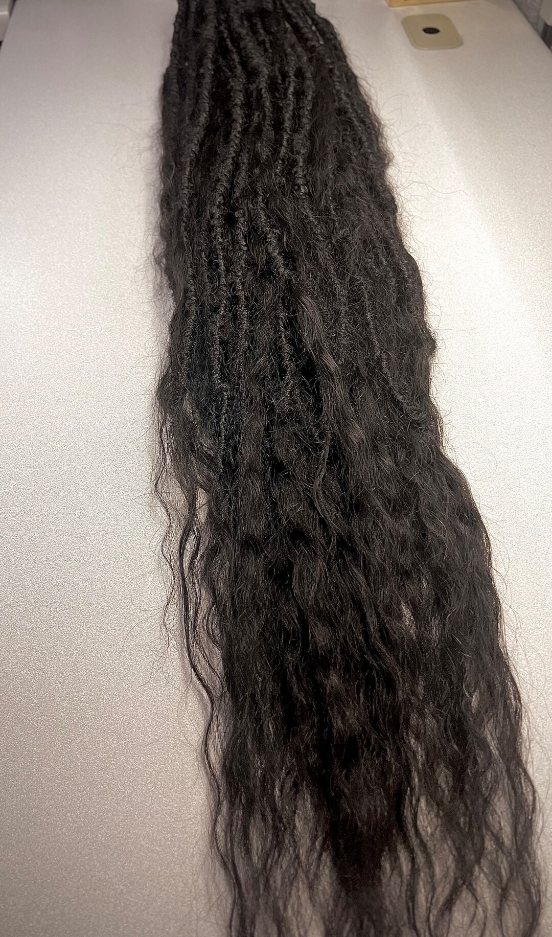 Custom Waterfall Bonet Messy Curly Locs - Etsy