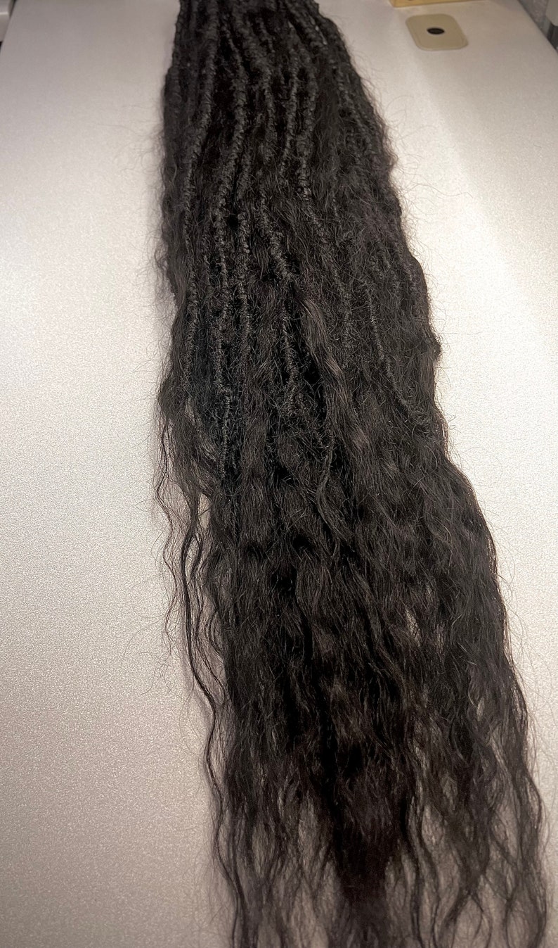 Custom Waterfall Bonet Messy Curly Locs - Etsy